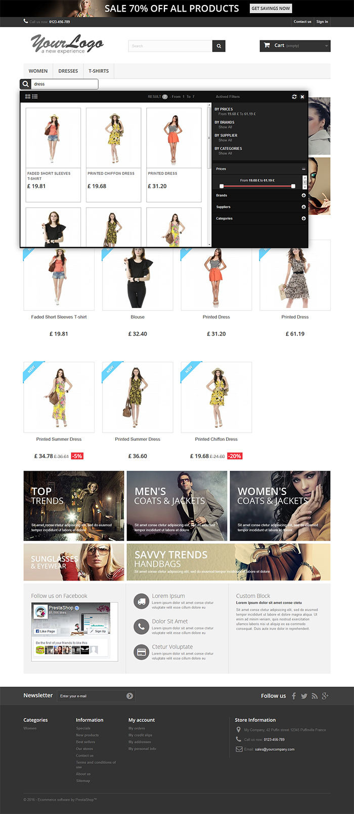 Introducing A New Prestashop Module Advanced Search Modules